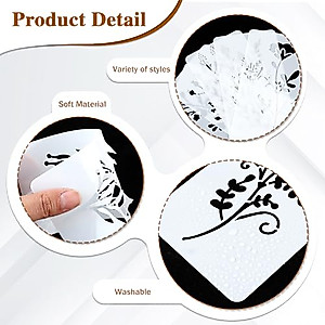 Stencils for Painting on Wood, Reusable Flower Stencils Painting Crafts Templates Drawing Stencil for Painting on Wood, Wall, Furniture(18)