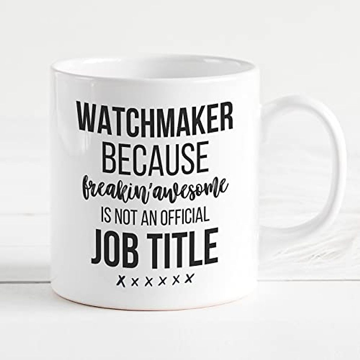 Watchmaker Because Freakin Awe-some Coffee Mug Watchmaker Gifts Watchmaker Mug Gifts For Watchmaker Funny Gifts Watchmaker Gifts Idea Gifts For Men Women Coworkers Gifts Idea (Multi 4)
