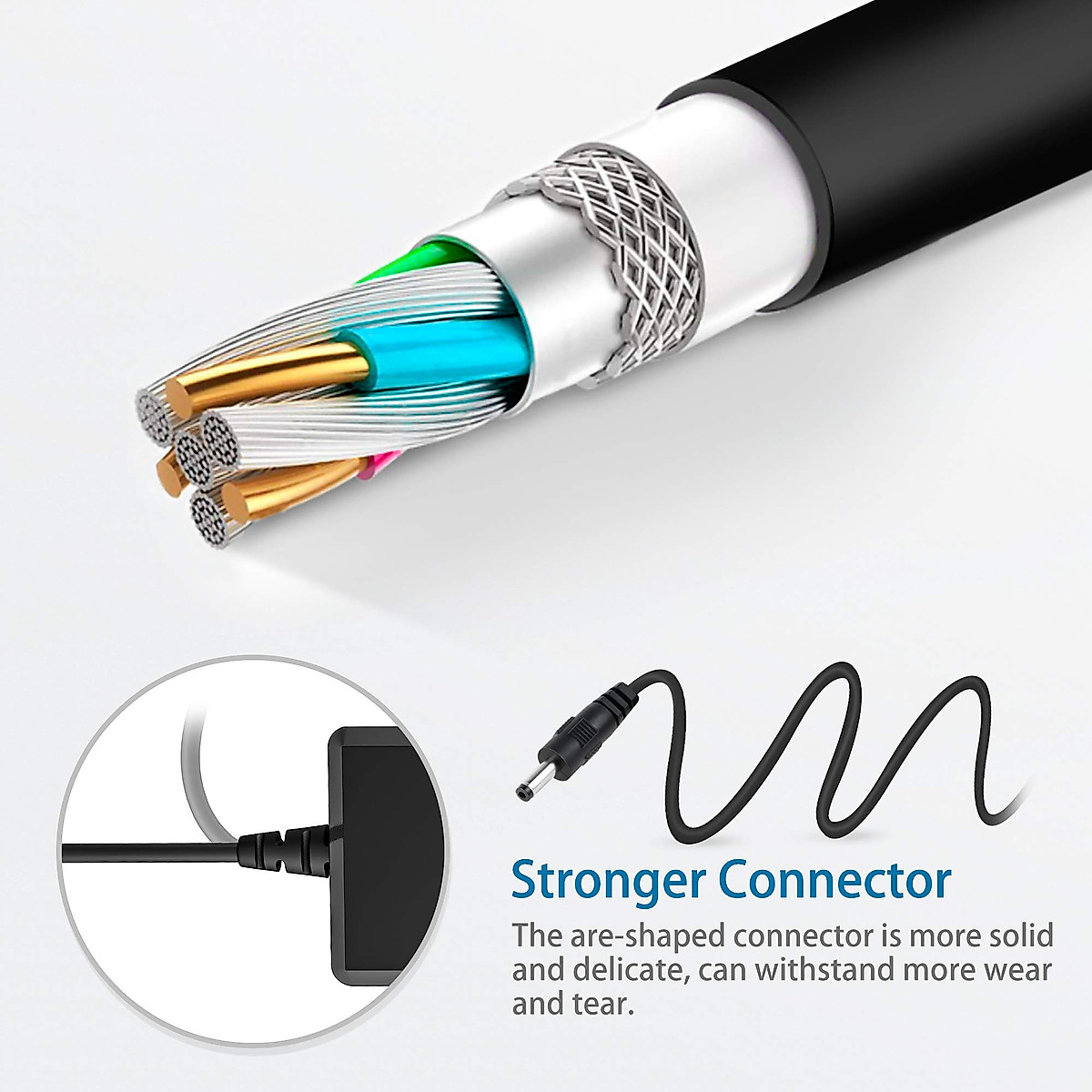 PwrON Power Cord 5V Charger for Remington Shaver PG525 PG6025 PG6060 PG6135 MB2500 Charging Cord Beard Trimmer Power Supply HK28UA-5.0-350 (6.6Ft)