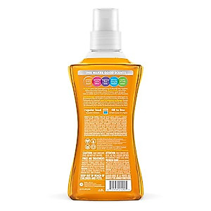 Method Liquid Laundry Detergent, Ginger Mango, 66 Loads Per Bottle, Hypoallergenic + Biodegradable Formula, Plant-Based Stain Remover, 53.5 Fl Oz (Pack of 1)