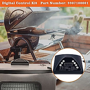 Replacement 9907100001 Part for Masterbuilt Digital Control Panel Kit, Compatible with Masterbuilt 20070311/20070411/20072614 Top Controller Electric Smoker