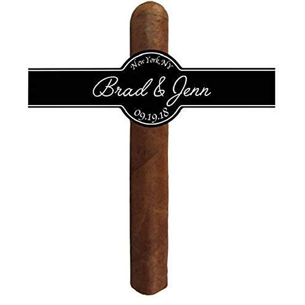 Set of 16 Personalized Wedding Cigar Labels - Custom Cigar Labels - Wedding Favor Gifts - Party Favors - Gift - Cigar band