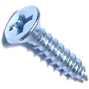 Hard-to-Find Fastener 014973473976 Phillips Flat Sheet Metal Screws, 6 x 5/8, Piece-130