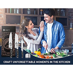 ASETY Husband Gifts, Gifts for Men Him Husband, Birthday Gift, Special Occasions, Gift for Husband from Wife, Best Husband Ever Knife Cooking Gifts