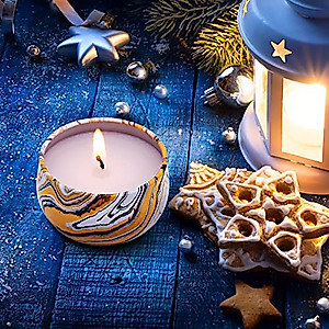 6 Packs Scented Candles Gift Set for Valentine's Day and Mother's Day, 2.2oz Strong Fragrance Aromatherapy Candles for Home Scented, Natural Soy Wax Portable Travel Tin Candles for Relaxation Spa Yoga