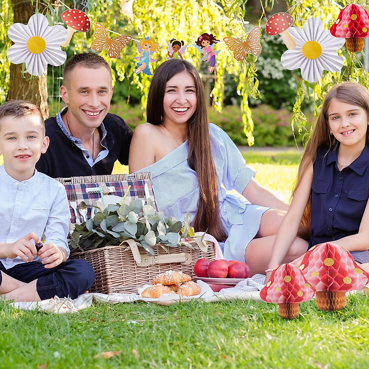 Mushroom classroom decor, Mushroom Party Decorations, Mushroom Birthday Decorations, Fairy garden alice in wonderland decor, Forest theme garland, Fairytale centerpiece, paper hanging lantern smurfs