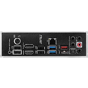 MSI MPG B550 GAMING PLUS Gaming Motherboard (AMD AM4, DDR4, PCIe 4.0, SATA 6Gb/s, M.2, USB 3.2 Gen 2, HDMI/DP, ATX)