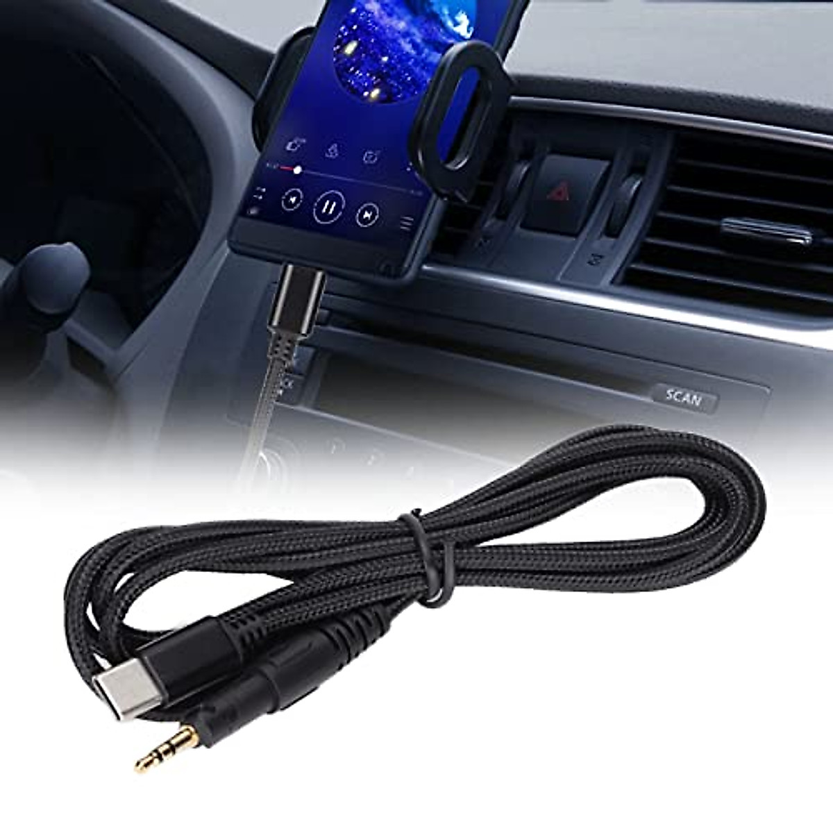 Headphone Cable , TypeC to 2.5mm Universal Headset Cable Oxygen free Copper Wire OFC Copper Wire Headphone Replacement Cable Suitable for ATH M40x ATH M50x ATH M60x ATH M70x