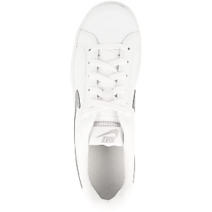 Nike Women's Low-Top Sneakers Tennis Shoes, White White Metallic Silver 100, 9.5
