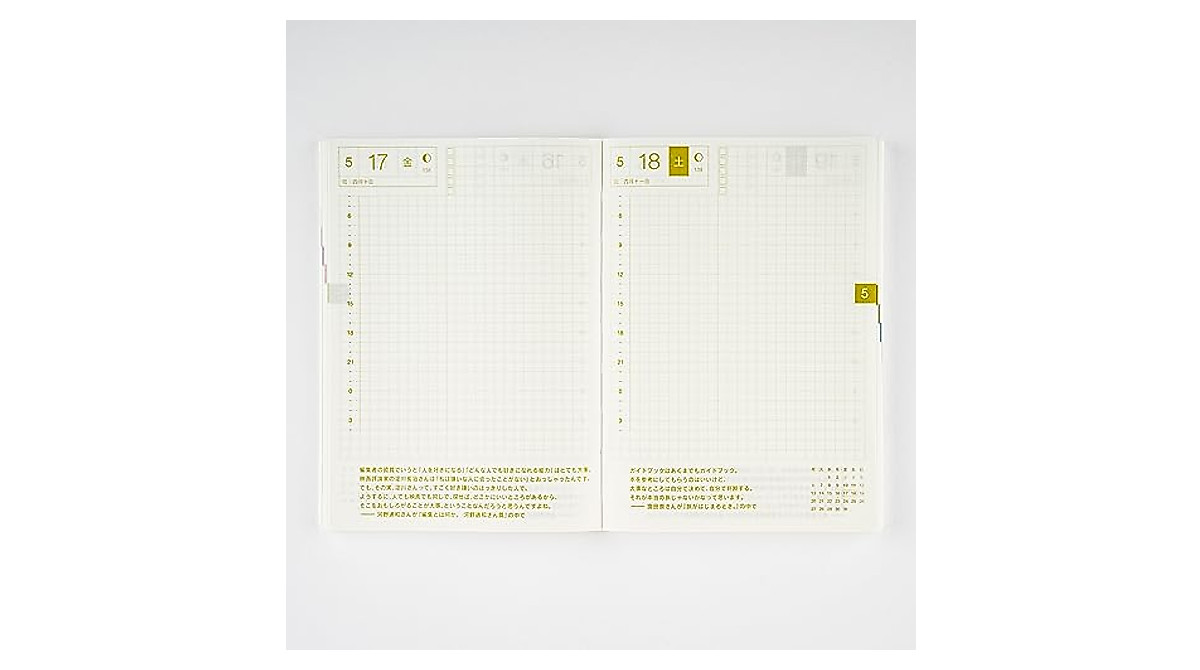 Hobonichi Techo Original A6 Notebook - January 2024
