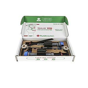 Fluidmaster 400H-5003 Performax Universal Toilet Fill Valve with Tank and Bowl Water Control 2-Pack, Blue