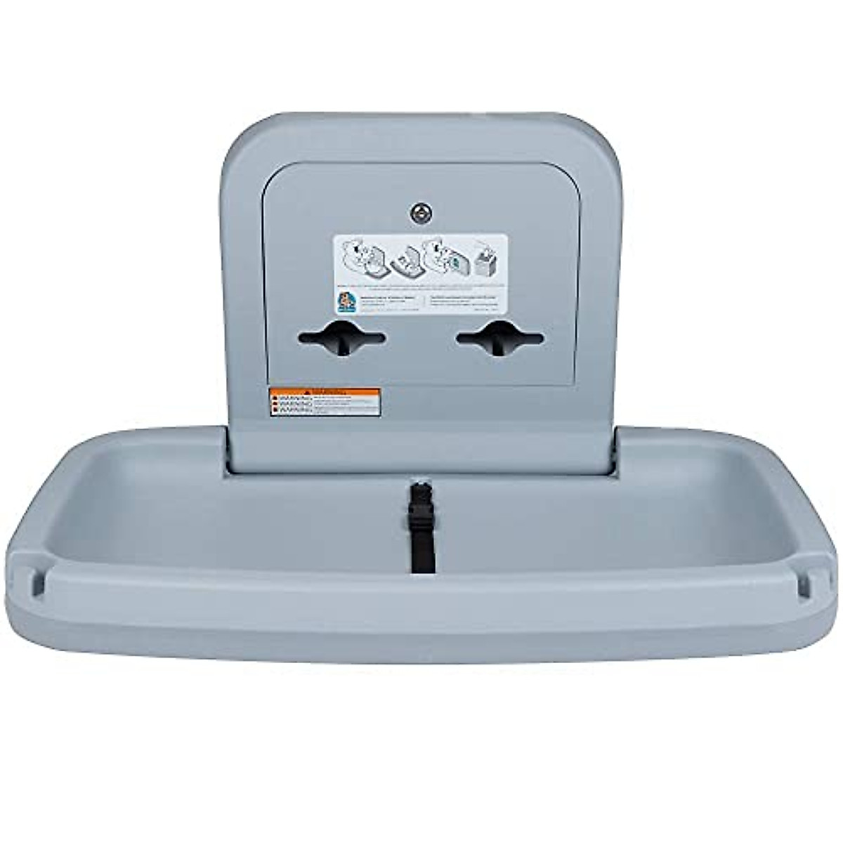 Horizontal Baby Changing Station, Gray
