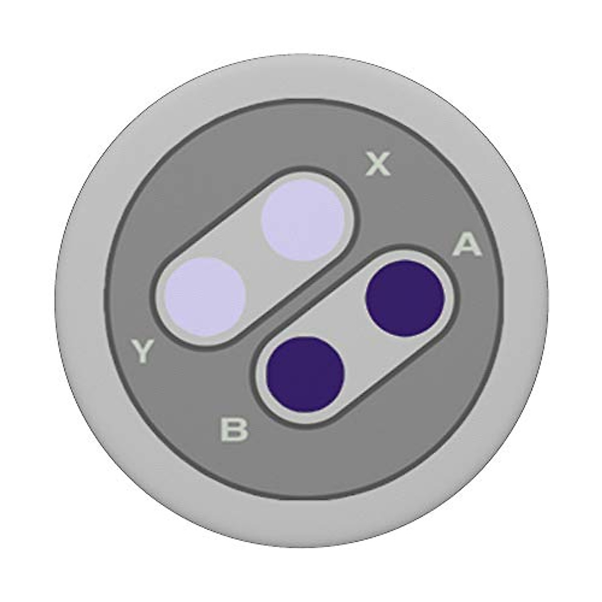 Gamer Buttons - ABXY - Video Game - Video Gamer PopSockets PopGrip: Swappable Grip for Phones & Tablets