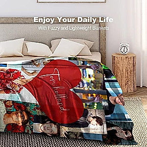 Super Soft Blanket Cozy Flannel Throw Blanket Lightweight Merchandise 3D Print Microfiber All Season Bedding for Gifts Living Room Sofa 50"x40"
