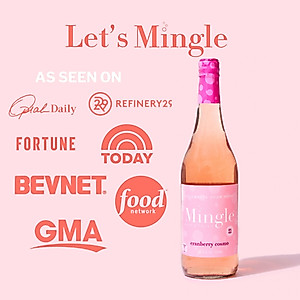 Mingle Mocktails Non Alcoholic Cocktails - 750ml Bottles (Various Flavors, 5 Bottle Pack)