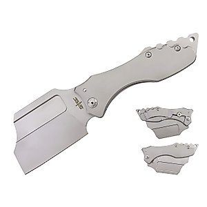 10.75" Extreme Giant Stainless Steel Tactical Folding Cleaver Knife Hunting Camping Outdoor