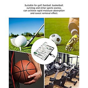 Yun Nist Golf Towel Christmas Tree Xmas Snowflake White,Waffle Pattern Microfiber Club Cleaner Golf Towels with Carabiner Clip for Women Men Dad,Winter Cedar Seamless Golf Towel for Golf Bags,24x16in