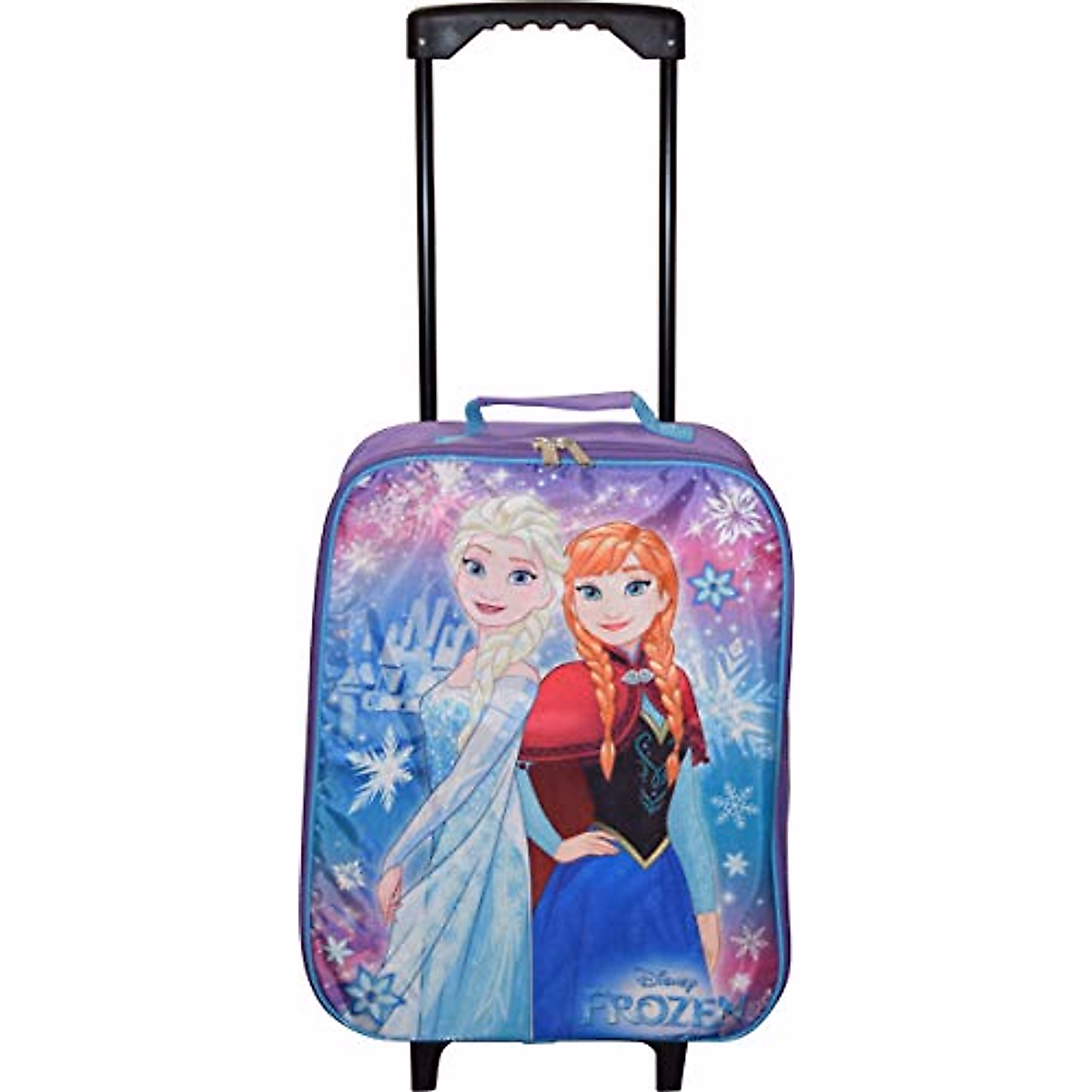Disney Frozen Elsa & Anna 15" Collapsible Wheeled Pilot Case - Rolling Luggage