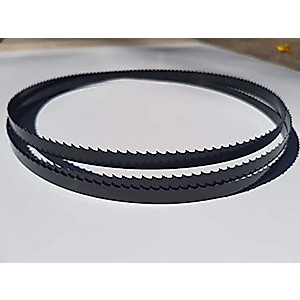 AYAO Pack of 2 Band Saw Blades 62 Inch X 3/8 Inch X 10TPI to fit Powertec BS900, Wen 3939T,Ryobi RBS904, Harbor Freight, Craftsman 9" Band Saws