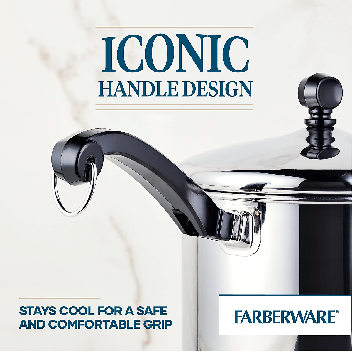 Farberware Classic Stainless Steel Sauce Pan/Saucepan with Lid, 3 Quart, Silver