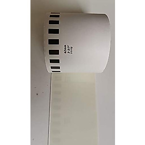 IDIK Compatible Brother DK-22113 Durable Film Tape - Wide - Black Print on Clear - 2.4" x 50'(62mm x 15.24M) 1 Roll per Box, DK-2113