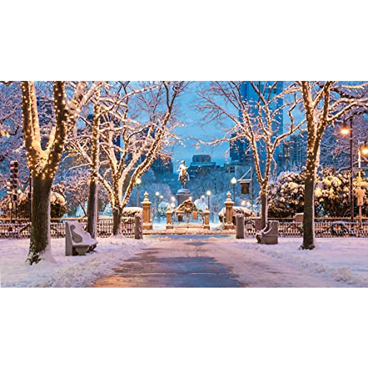 612 Vermont 100 Clear Mini Christmas String Lights on Brown Wire Cord, UL Approved for Indoor/Outdoor Use, 18 Foot of Lighted Length, 20 Foot of Total Length