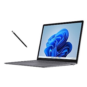 Microsoft Surface Laptop 4, 13.5'' 2256 x 1504 Touchscreen, Intel Core i7-1185G7, Intel Iris Xe Graphics, 16GB RAM, 2TB SSD, Windows 11 Pro, Platinum Alcantara, Backlit, with MTC Stylus Pen