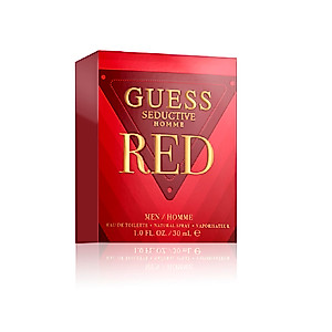 Guess Seductive Red Men/Homme Eau de Toilette Cologne Spray For Men, 1.0 Fl. Oz.