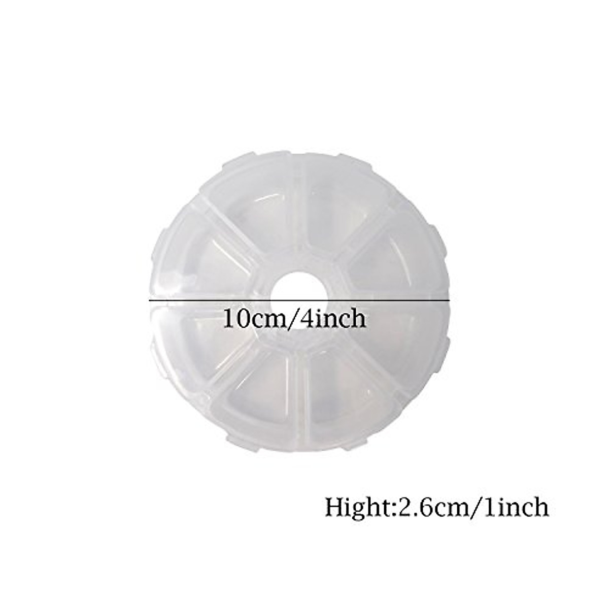 Honbay 2PCS Plastic Storage Organizer Containers Jewelry Box Fishing Box Pill Box