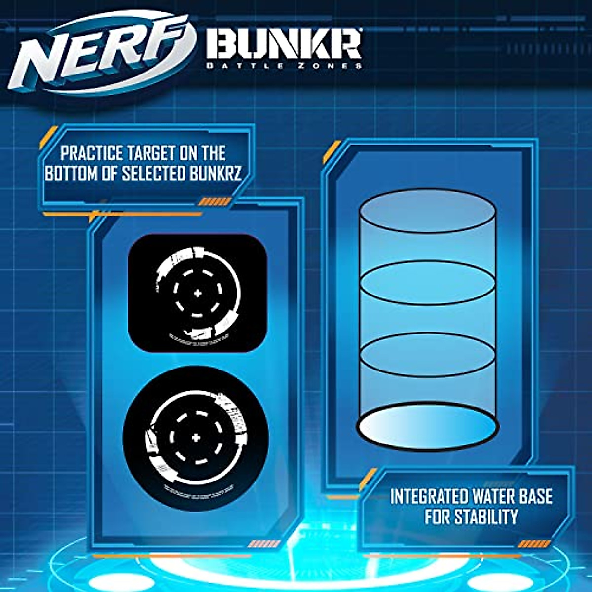 NERF Bunkr: Inflatable Battle Shields for Nerf War & Party