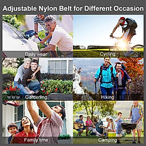 JASGOOD Tactical Heavy Duty Reinforced Nylon Belt for Men Adjustable Military Webbing Belt Strap with Metal Buckle (Pants Size Below 42 Inches, 2-Black)