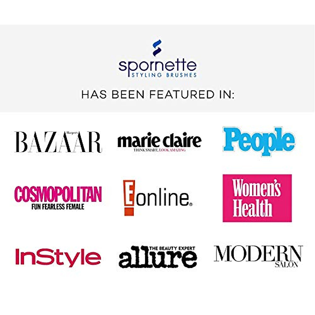 Spornette Big Wonder Teasing Brush, Boar & Tourmaline Nylon Bristles - Tapered Handle for Back Brushing & Combing, Creating Volume, Teasing, & Slicking Hair for Updos (Black)