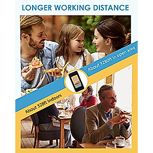 Crispaire Restaurant Pager System Pagers for Restaurants Waiting Buzzers Wireless Calling System Social Distancing Buzzer Long Working Distance Mute Function Food Truck Church Hospital (20 pagers)