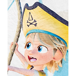 A FOR ADLEY Merch, Pirate Niko Adventure Blanket from Animation Scene Made for Adley's Brother Niko Bear!