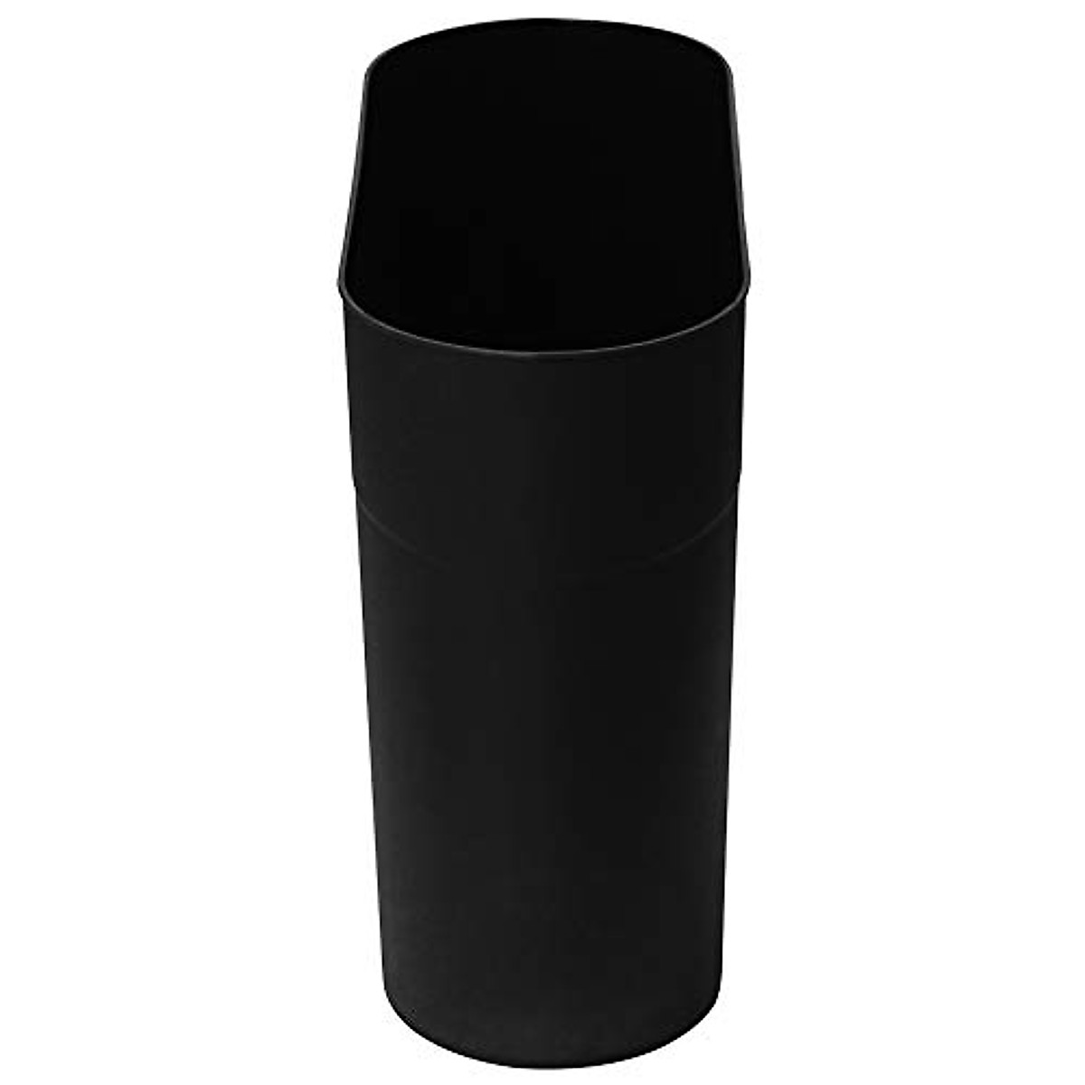 HMQCI Plastic Rectangular Small Trash Can Wastebasket, 3 Gallons, Garbage Container Bin (Black, 5.9"/12.6"/10.6")