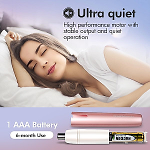 TOUCHBeauty Portable Ear Nose Hair Trimmer for Women, Nose Trimmer Women, Nose Hair Trimmer, Ear and Nose Hair Trimmer Clipper for Men Women, Mini Sized Battery Powered, Easy Cleansing