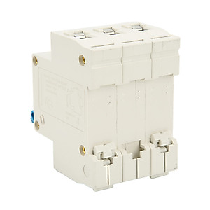 Miniature Circuit Breaker, 63A 400V 50Hz 4500A AC 3P DIN Rail Mount Circuit Breaker Air Switch Overload Protection Current Circuit Breaker DZ47-63 D63