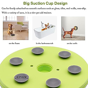 Lick Mat for Dogs, Crate Toys for Dogs/Dog Crate Lick Pads for Peanut Butter/Yogurt/Bolognese, Dog Lick Mat with Suction Cups, Dog Slow Feeder Cage Training Tools for Boredom and Anxiety Relief