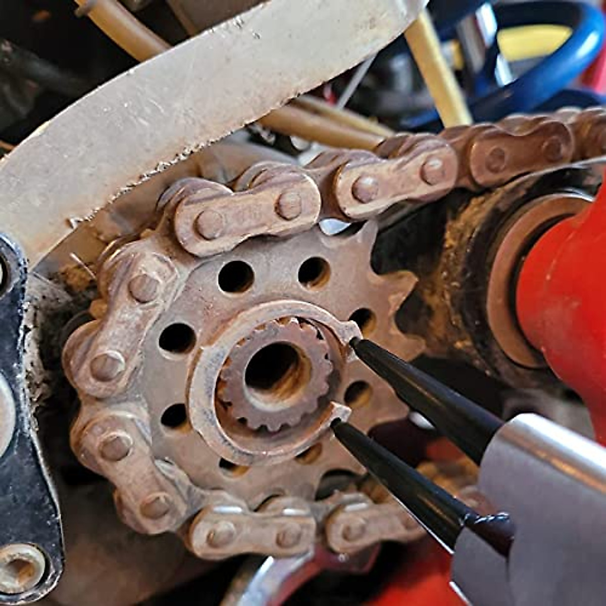 Snap Ring Pliers Circlip Pliers Internal/External, Ring Remove Retaining Pliers(7 Inch)