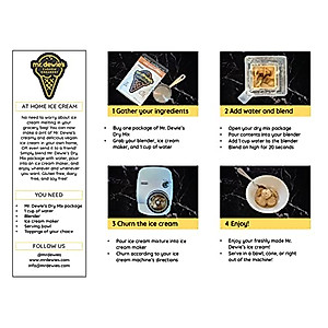 Mr. Dewie's Cashew Base Ice Cream Mix (Heavenly Chocolate)