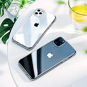 TORRAS Crystal Clear Compatible for iPhone 11 Pro Case, [Non-Yellowing] Shockproof Protective Soft Slim Thin Cover for iPhone 11 Pro Case 5.8" (Crystal Clear)