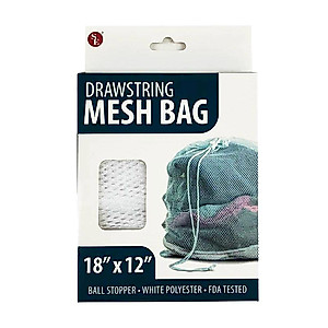 3 Heavy Duty Drawstring Mesh Laundry Bag Wash Hamper Delicates Clothes 18 X 12