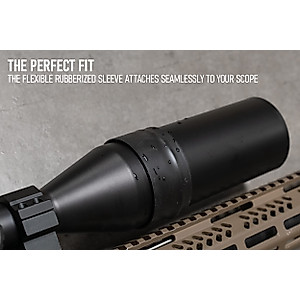 Monstrum G3 6-24x50 FFP Rifle Scope | Rifle Scope Level Bubble | 30 mm Diameter | 44-A Throw Lever | SS-H Scope Sunshade | Bundle
