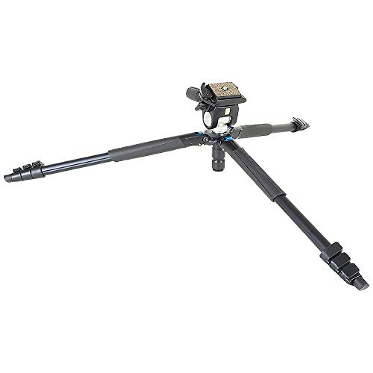 SLIK Sprint PRO III Travel Tripod EZ w/SH-707E 2-Way Head for Mirrorless/DSLR Sony Nikon Canon Fuji Cameras and More - Black (611-853)
