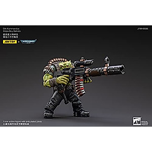 BLOOMAGE JOYTOY (BEIJING) TECH Warhammer 40K: Ork Kommandos Snipa Boy Balrukk 1:18 Scale Action Figure