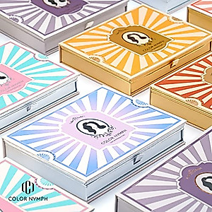 Color Nymph Makeup Kit for Women All in One Makeup Set for Teens Beginners Travel Makeup Palette Includes 24 Eyeshadows, Contour Powder, Highly Pigmented Lip Glosses, Brushes, Eyeliner Pencil and Mirror