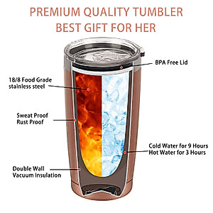 Best Mom Tumbler Best Mom Ever Tumbler with Straw and Lid Best Mom Ever Travel Tumble Birthday Mothers Day Gifts for Mom from Daughter Son Mom Travel Tumbler with 2 Lids and Straws, 20OZ Rose Gold