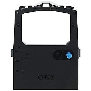 Okidata Black Nylon Ribbon for Microline 320/321 Printers -5/6-Inch x 2 Yards