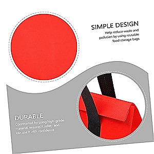 Mobestech Pizza Warmer Bag 6pcs Insulation Bags Take Out Drink Holder Hot Bags for Heated Bag Heat Bags for Food Blank Tote Bags Lunch Bag Pizza Bag Seafood Preservation Bag Cooler Repisa