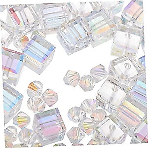 360 Pcs Jewelry Beads Bracelet Beads Glass Earring Kit Beads Glass Beads for Bracelets Making Beads in Bulk Bracelet Making Beads Assorted Beads Bracelets Kit Beads Gemstone Beads